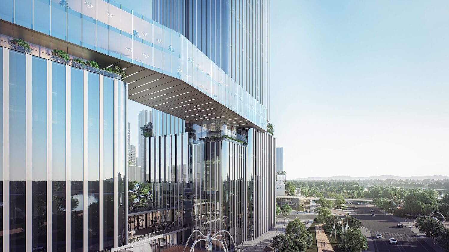 Aedas-designed multi-dimensional urban l|Visualization Aedas-designed multi-dimensional urban l|Visualization