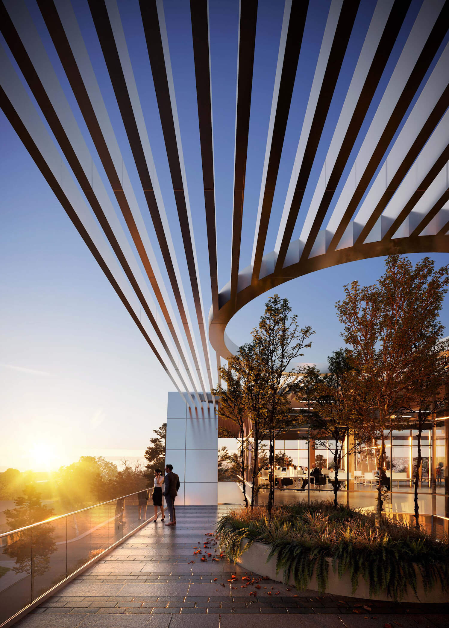 Aspirational Garden Office Concept by Fo|Visualization