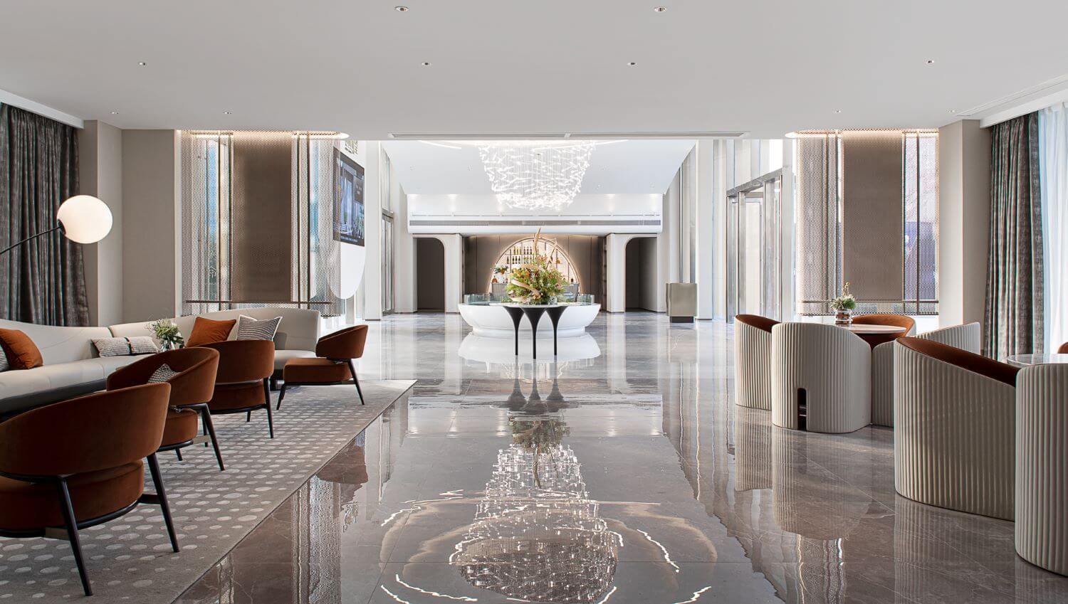 Glory Mansion Hotel Style Entrance Lobby Interior Design
